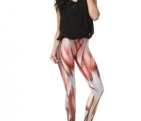 Muscle Print Leggings Pants on Luulla